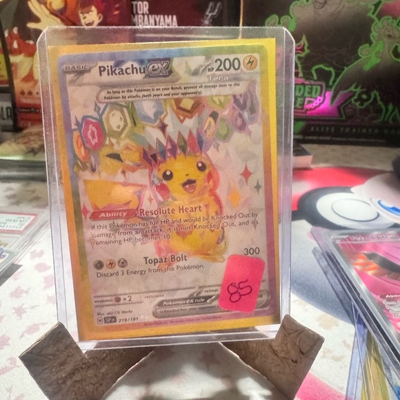 Other | Pikachu Ex Pokmon Card Dynamic Artwork | Poshmark